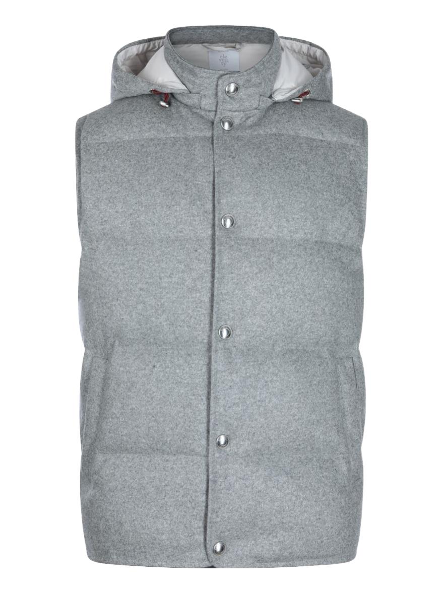 ELEVENTY Eleventy Hooded Quilted Gilet
